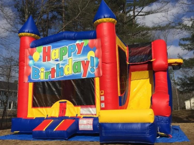 Castle Slide Combo - Outside Slide - Twin Bros Party Rentals Chelmsford MA